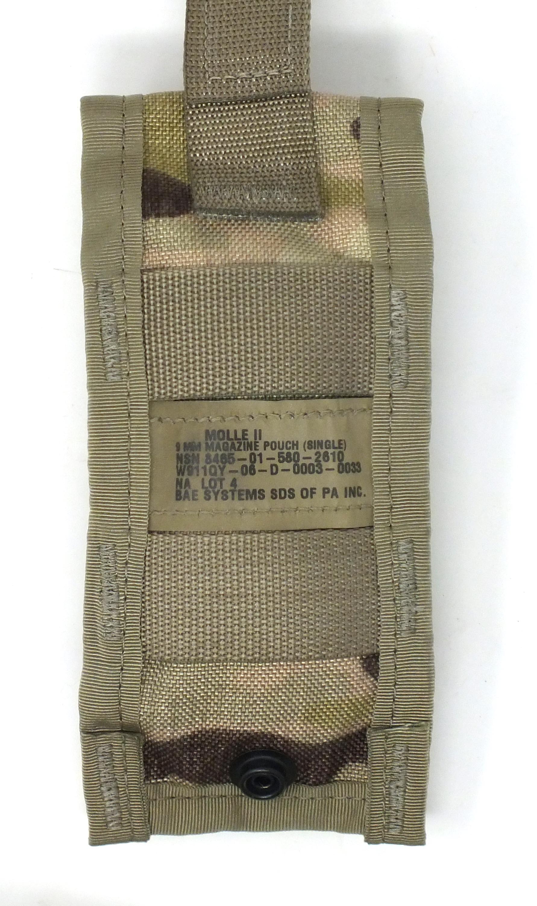 US Army 9MM Molle Pistol Mag pouch bag multicam