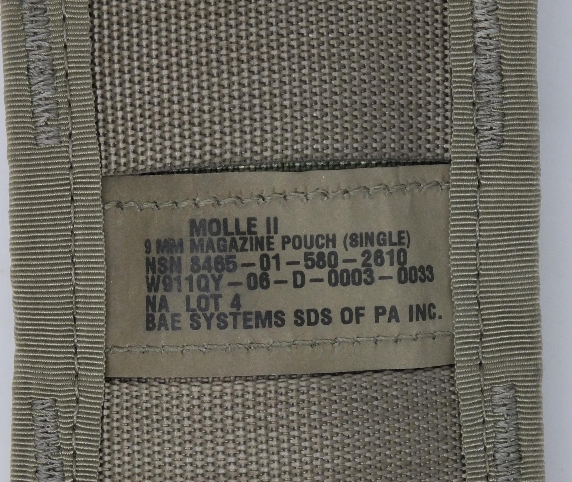 US Army 9MM Molle Pistol Mag pouch bag multicam